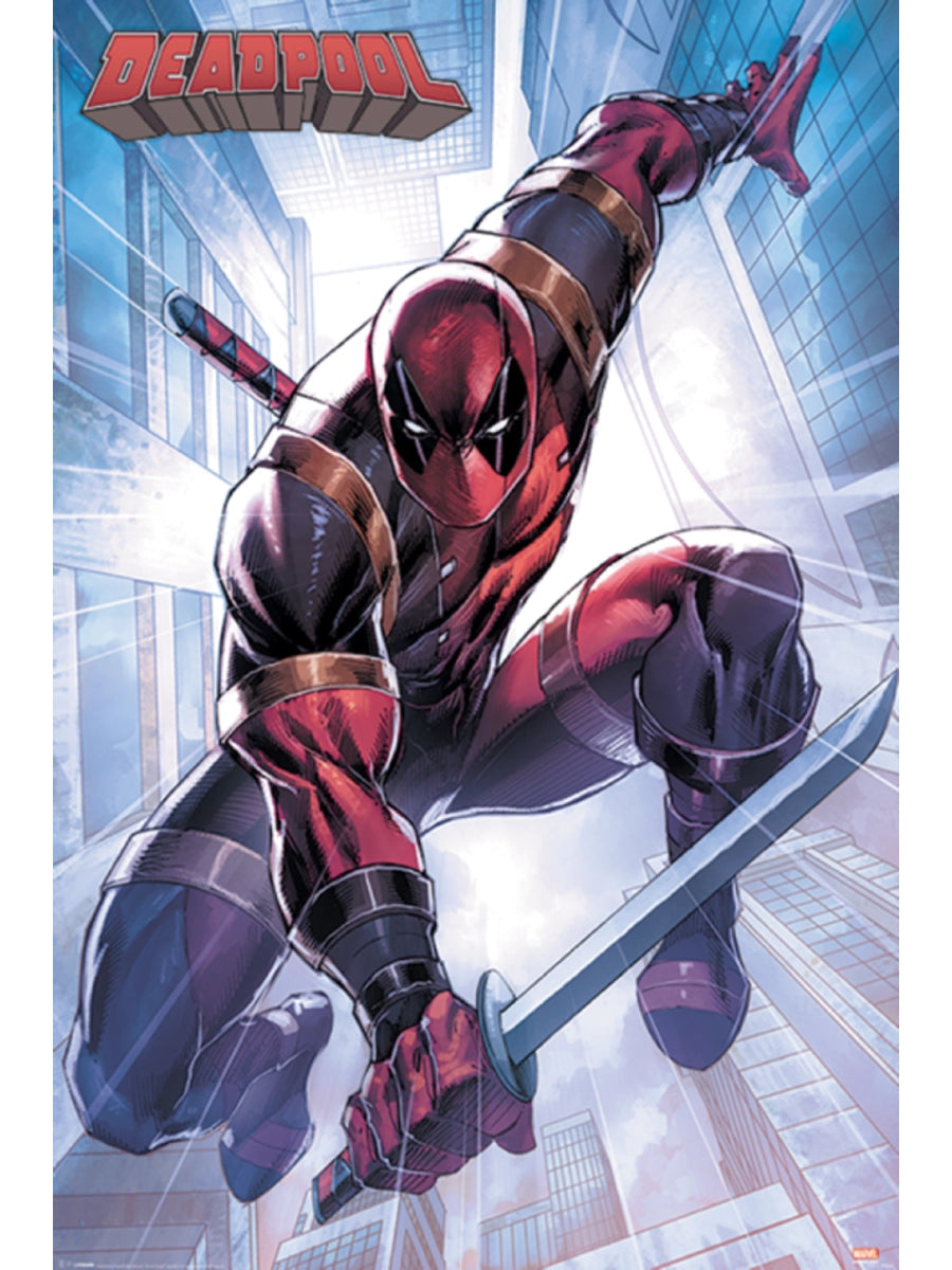 Deadpool Action Pose Maxi Poster – Wicked Things